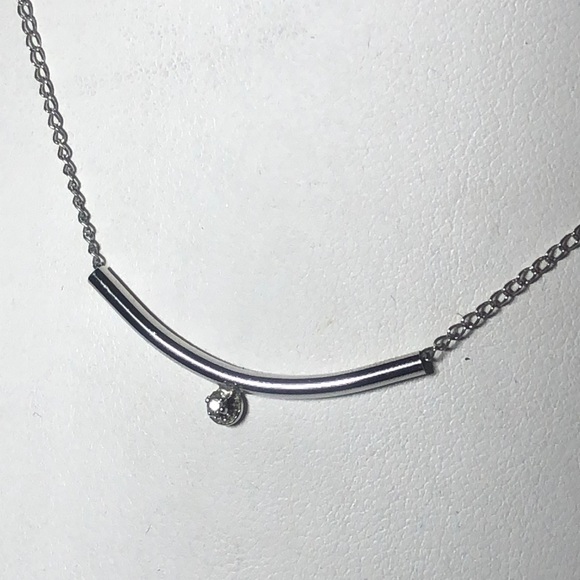 Jewelry | Diamond Chip Minimalist Vtg Necklace | Poshmark